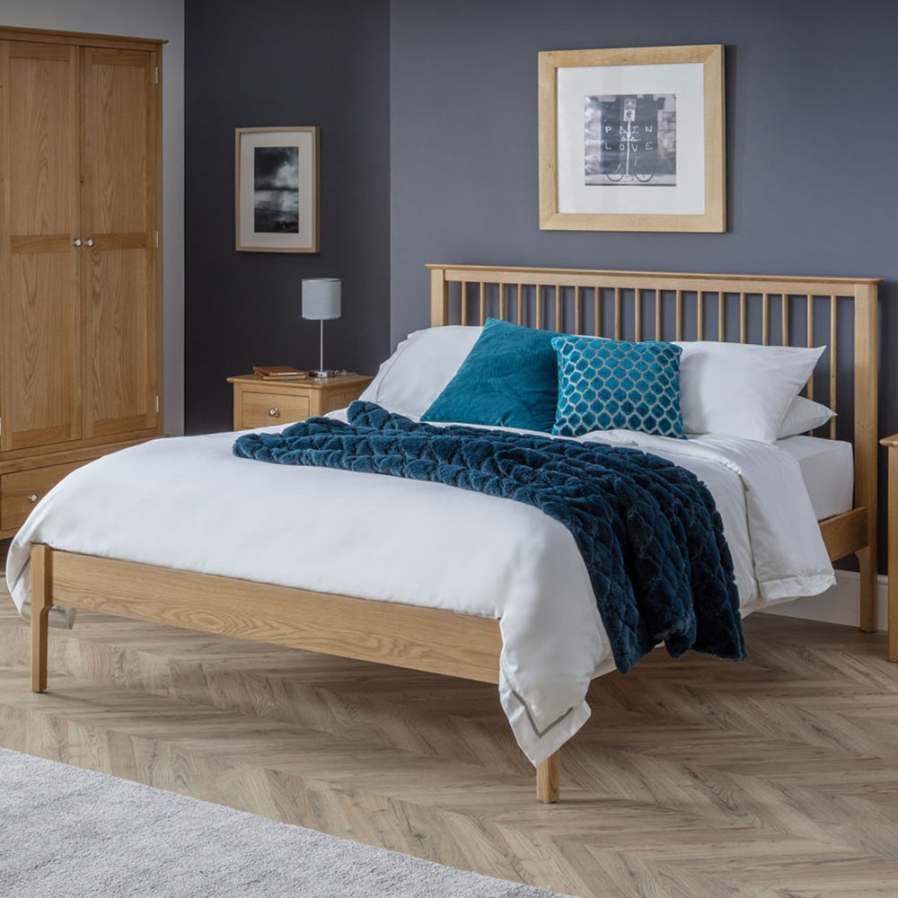 Julian Bowen Cotswold King Size Natural Bed Frame | Wilko