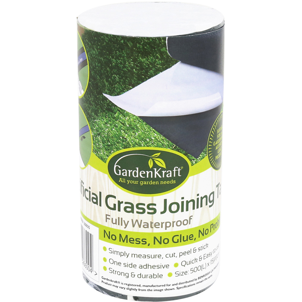 GardenKraft 5m x 15cm Self Adhesive Artificial Grass Joining Tape | Wilko