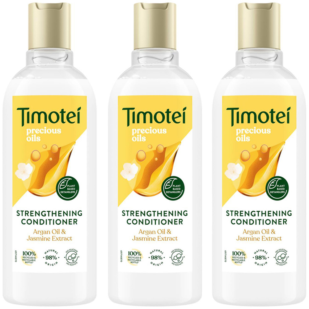 Timotei Precious Oils Strengthening Conditioner 300ml 3 Pack | Wilko