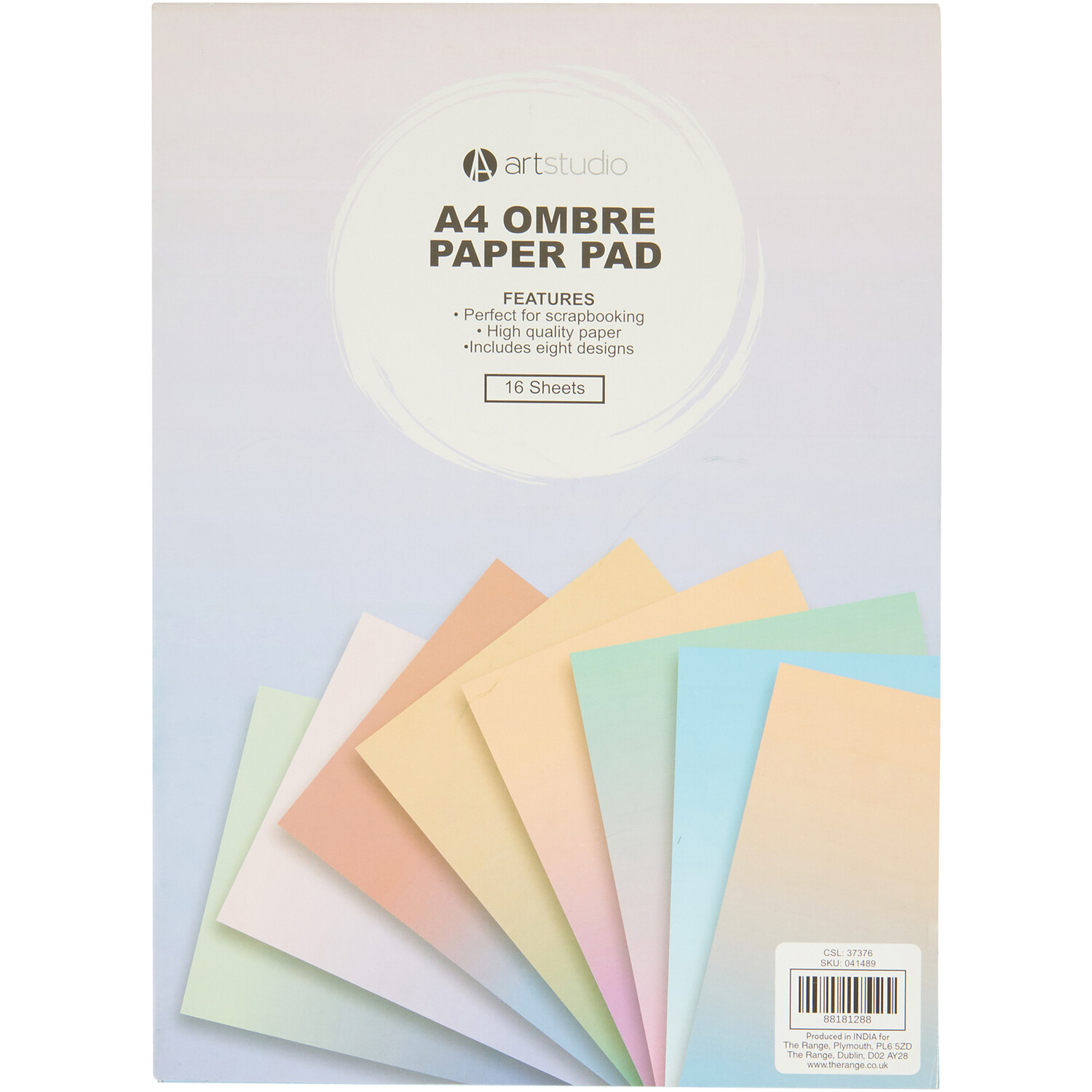 Art StudioOmbre Design Paper Pad | Wilko