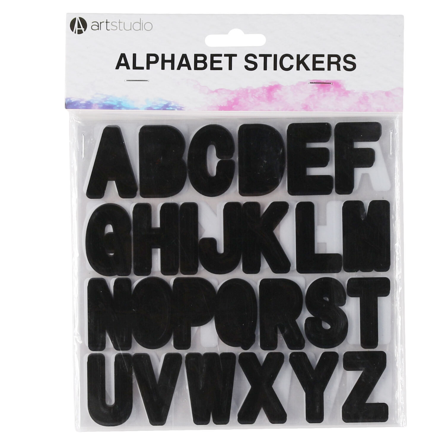 Art Studio Alphabet Stickers | Wilko