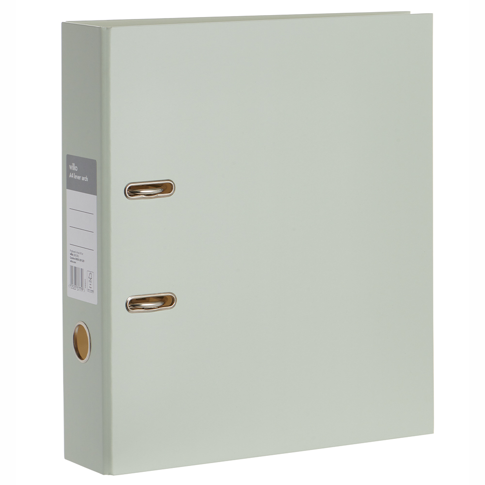 Wilko A4 Soft Sanctuary Green Lever Arch File | Wilko
