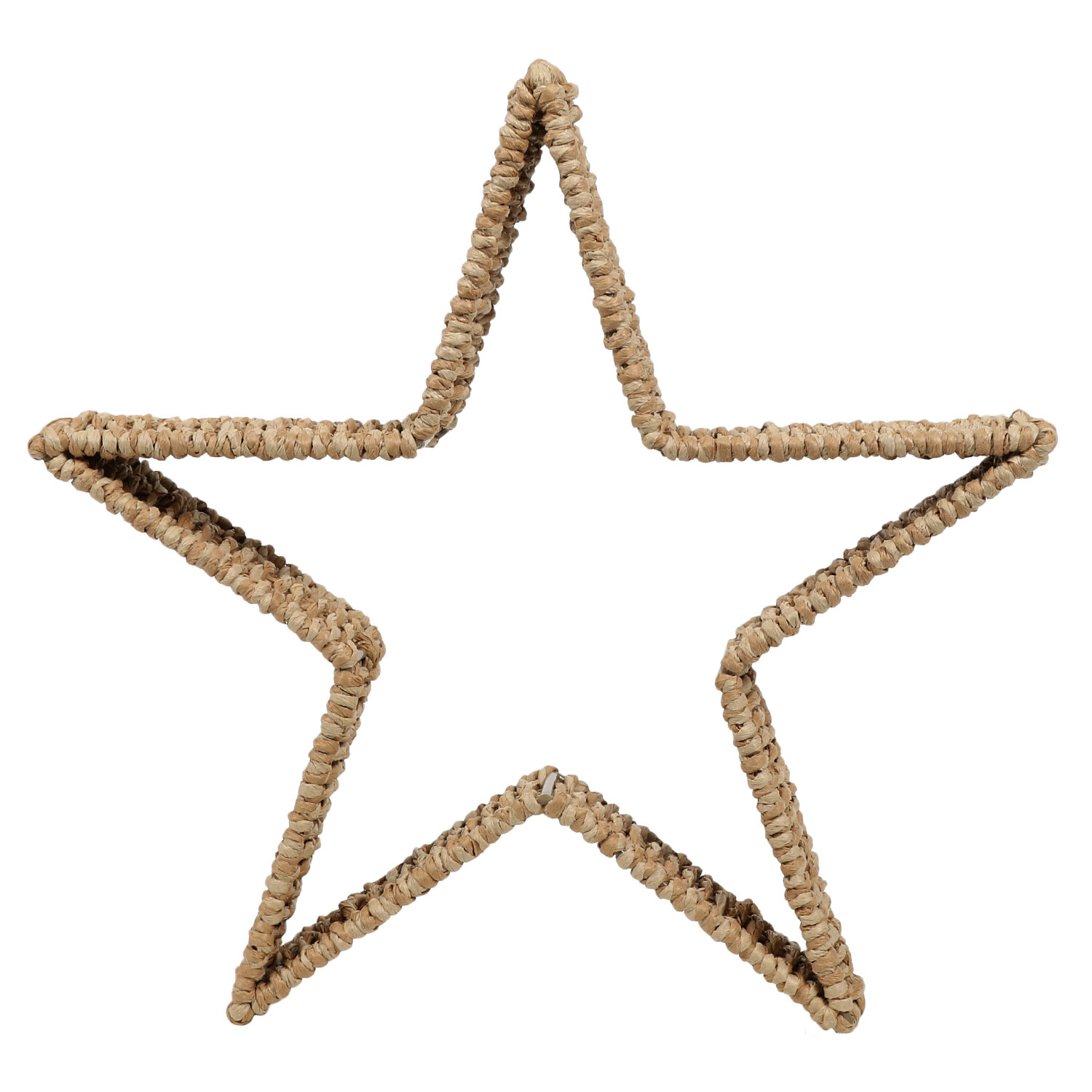 Rope Star Ornament - Brown | Wilko