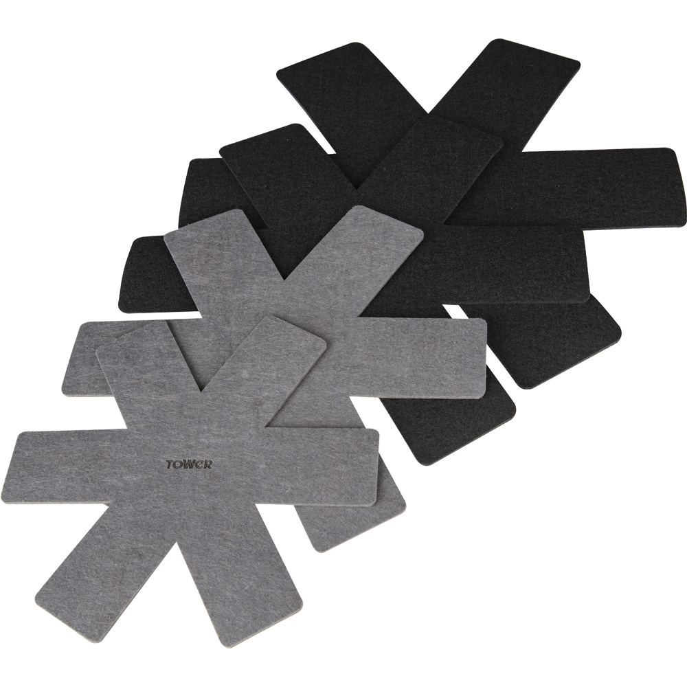 Tower Felt Pan Protectors 4 Pack | Wilko