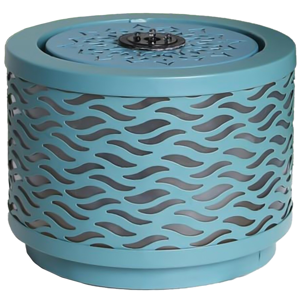 Wave Effect Tabletop Water Feature - Blue | Wilko
