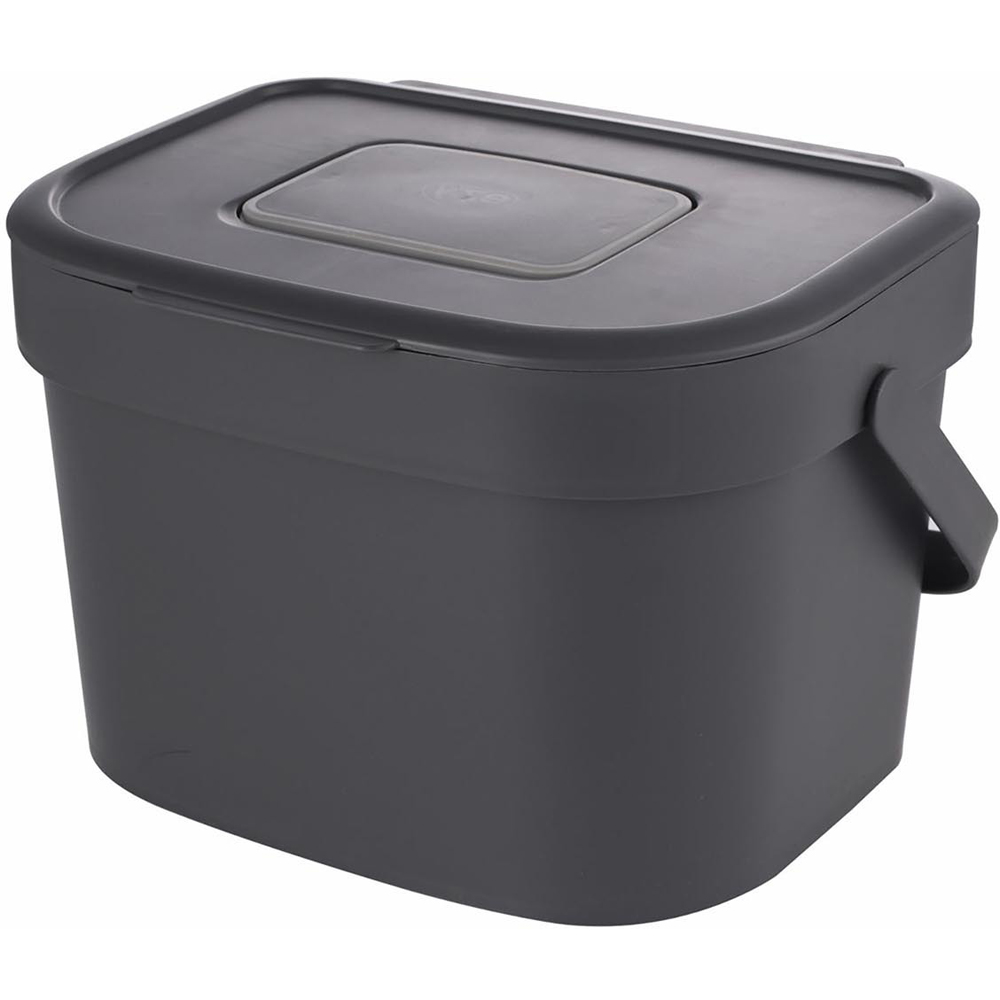 Black Compost Caddy 6L | Wilko