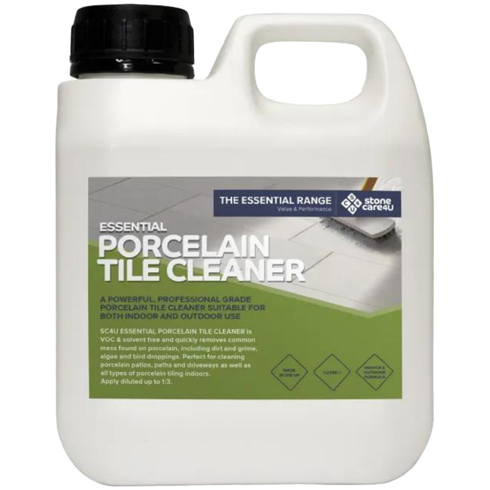 StoneCare4U Essential Porcelain Tile Cleaner 1L | Wilko