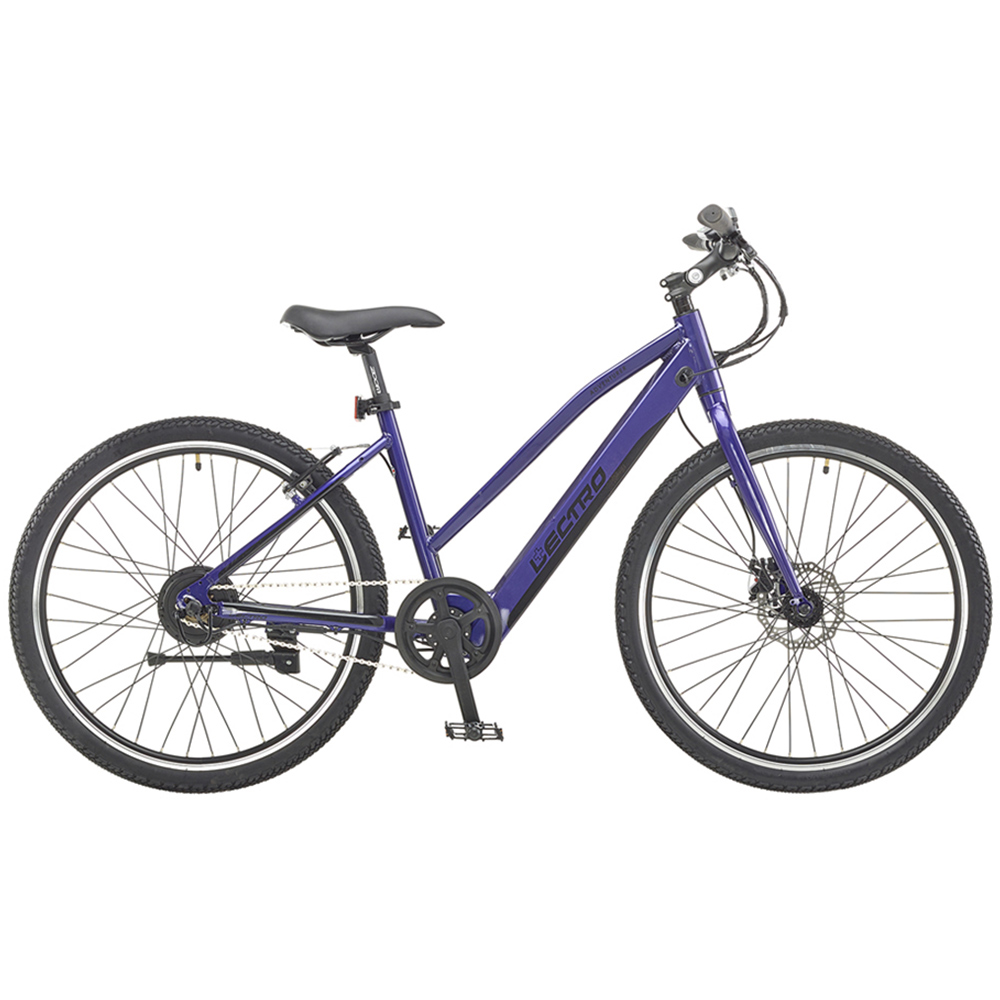 ENER-J Lectro Purple Adventurer Ladies 26inch Wheel Aluminium Electric ...