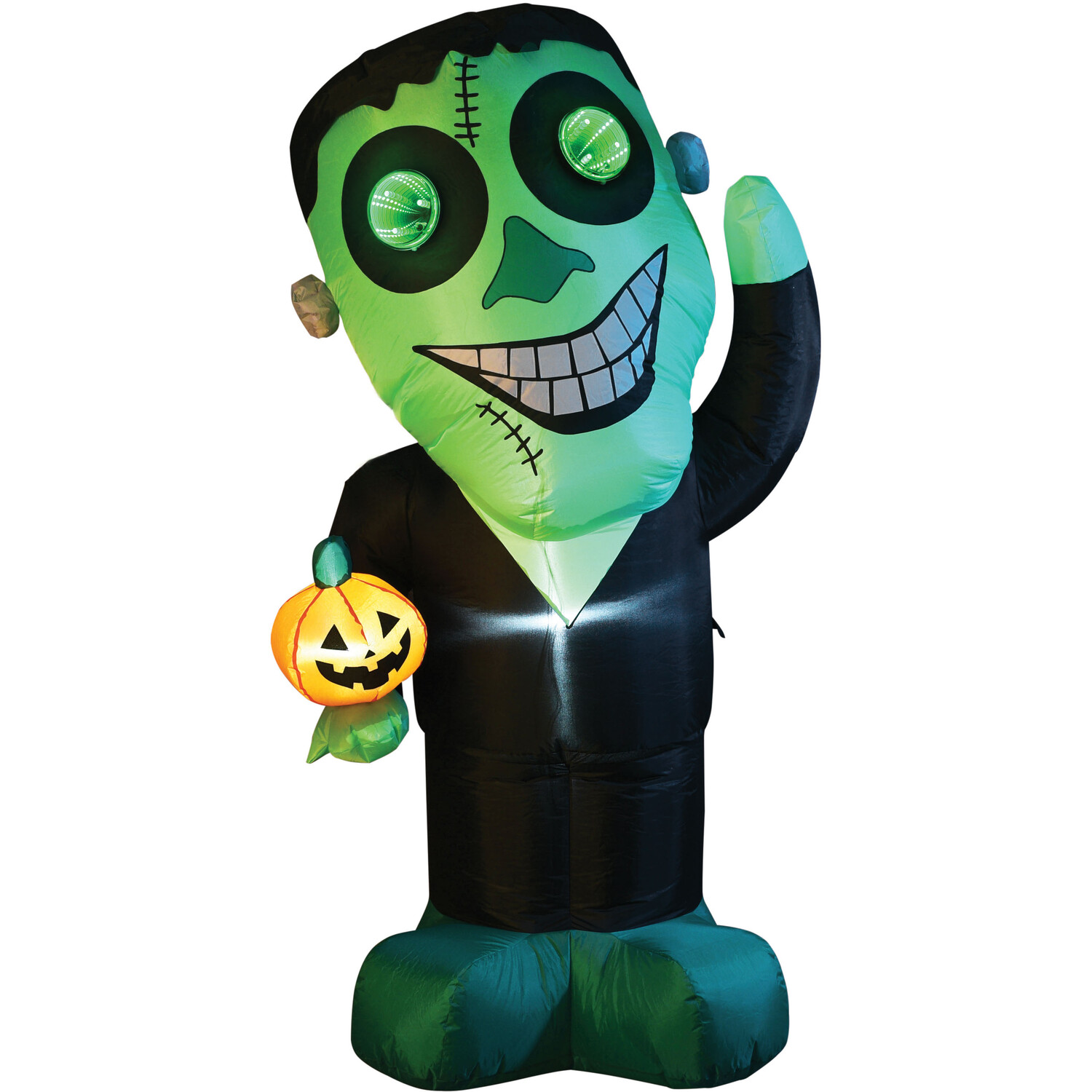 6ft Inflatable Frankenstein's Monster Halloween Decoration - Green | Wilko