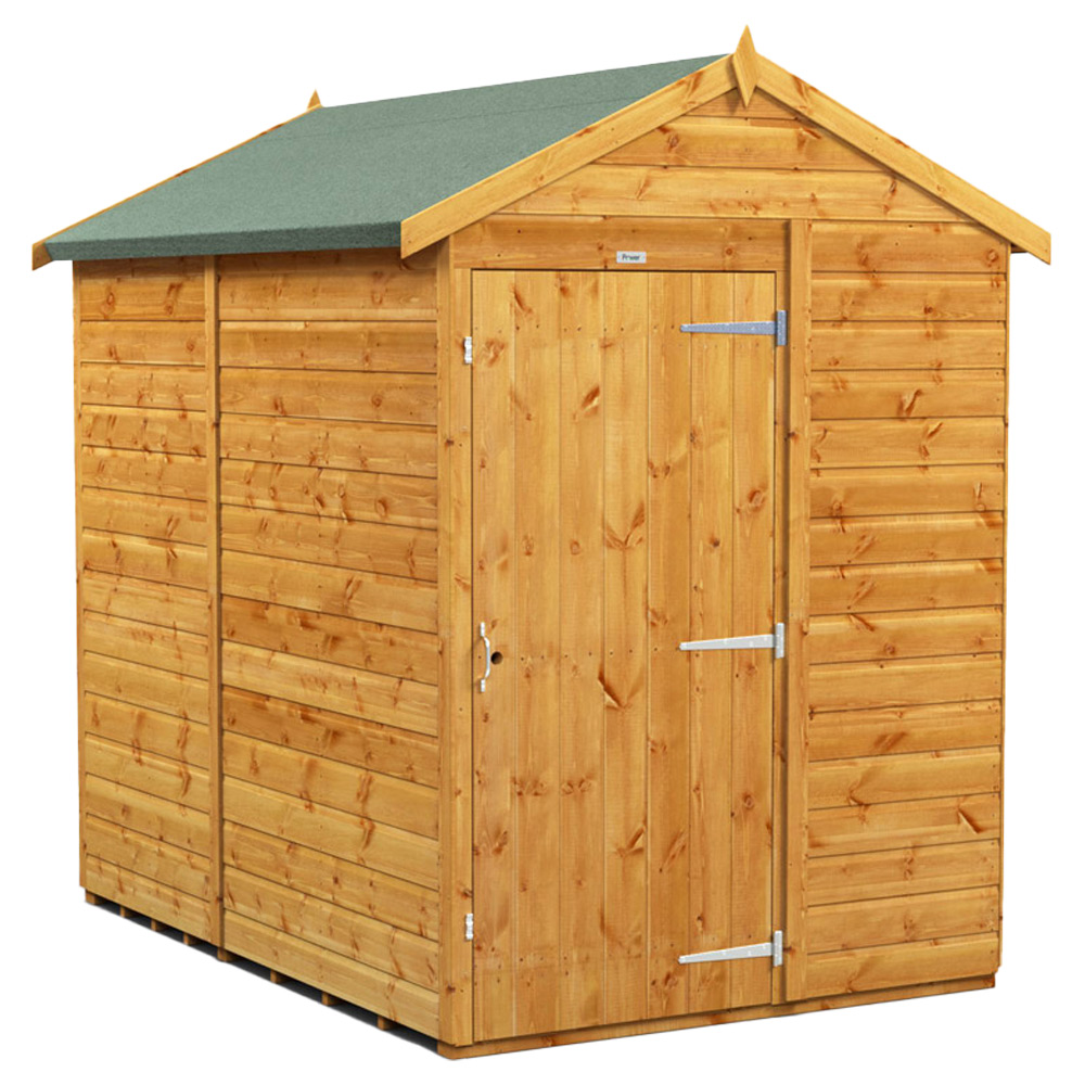 Power 7 x 5ft Apex Windowless Garden Shed | Wilko