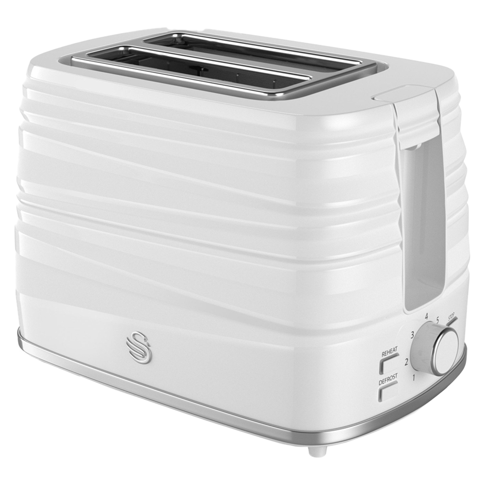 Swan White 2 Slice Symphony Toaster | Wilko