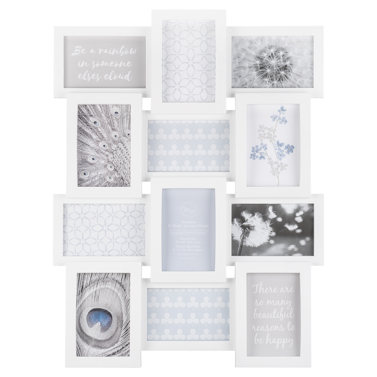 The Port. Co Gallery Newham 12 Multi Aperture Photo Frame | Wilko