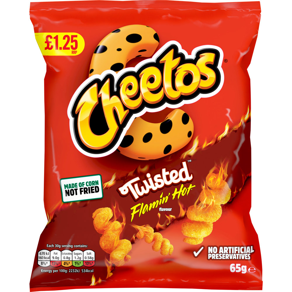 Cheetos Twisted Flamin' Hot 65g | Wilko