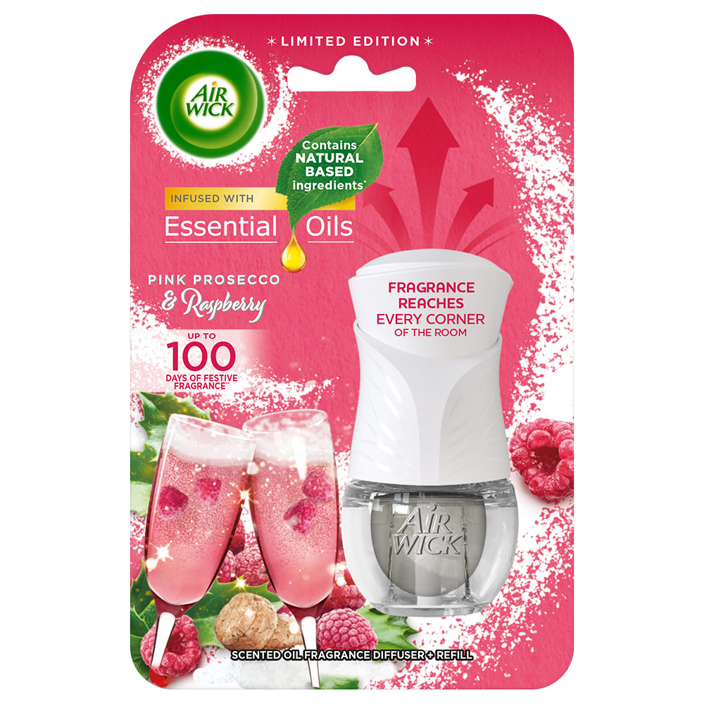 Air Wick Pink Prosecco and Raspberry Liquid Electrical Kit | Wilko