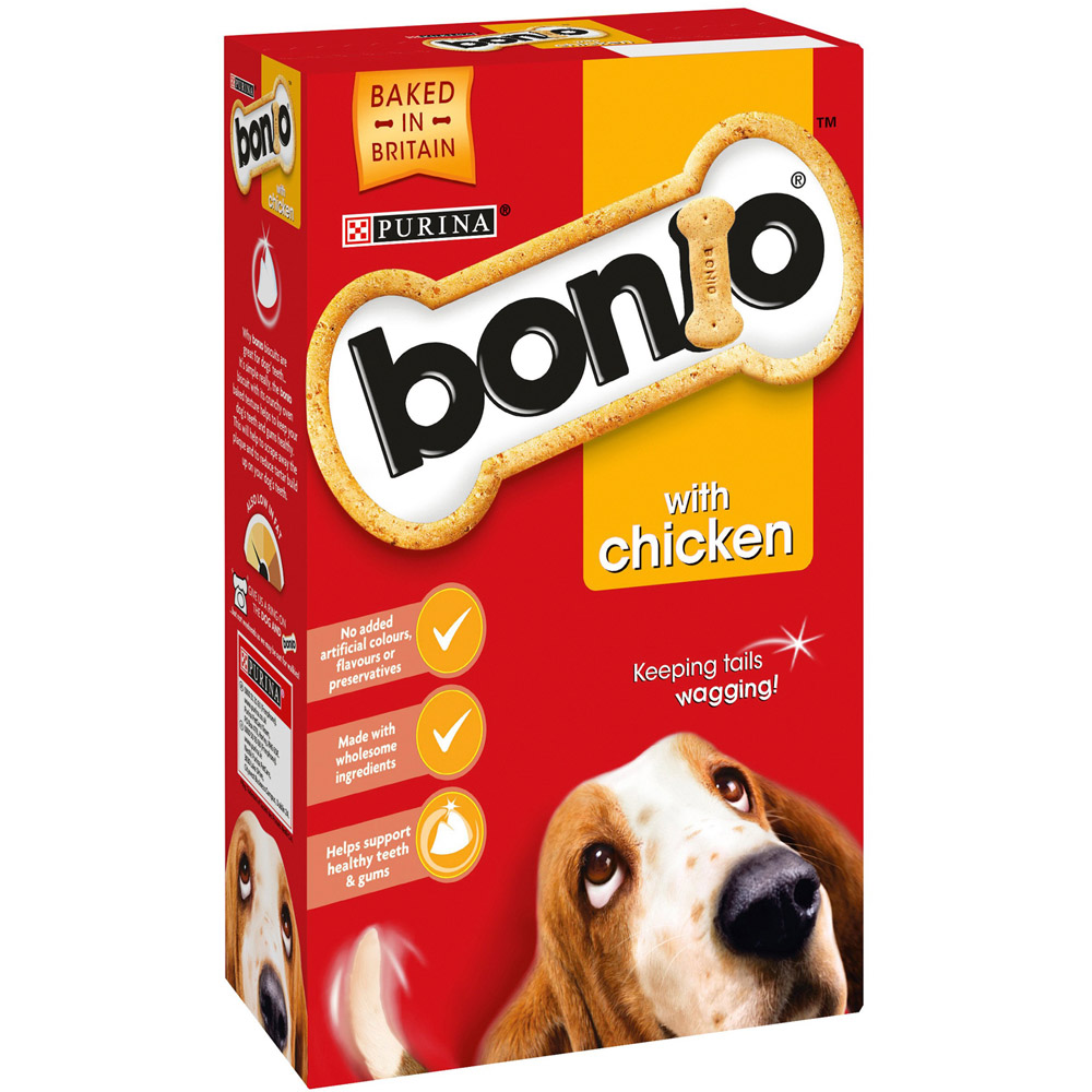 Purina Bonio Chicken Dog Treats 1.2kg | Wilko