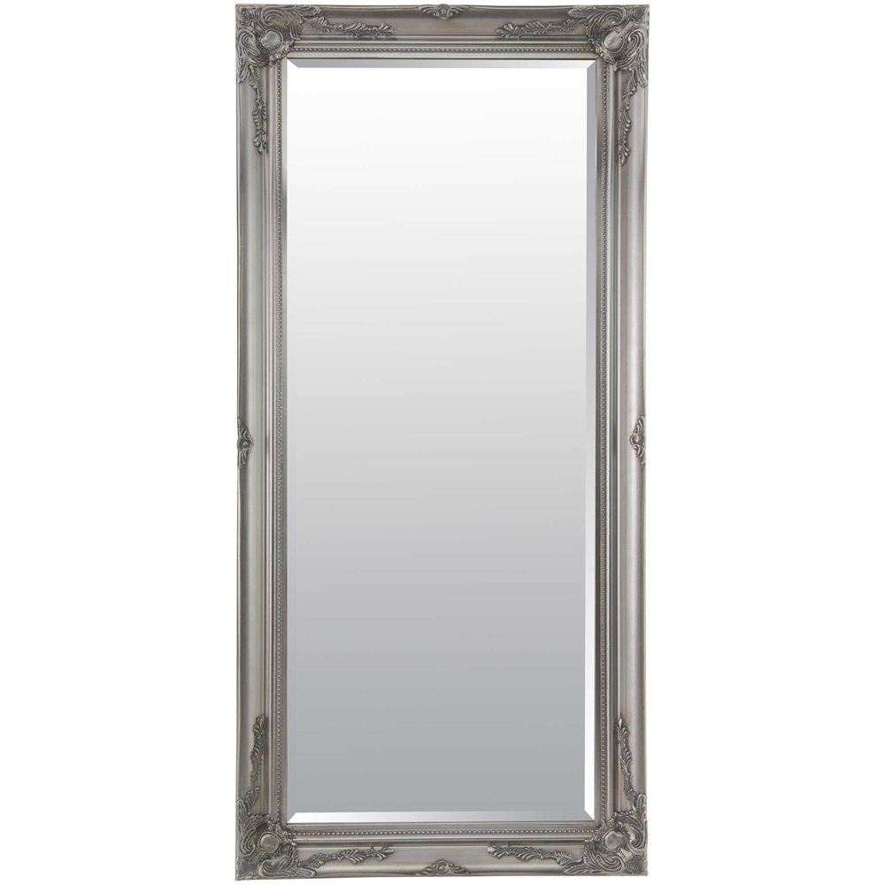 Buxton Silver Leaner Wall Mirror 170 x 79cm | Wilko