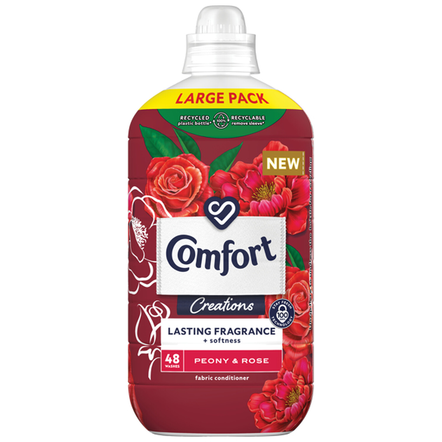 Comfort Creations Fabric Conditioner - 1.4l / Peony and Rose | Wilko