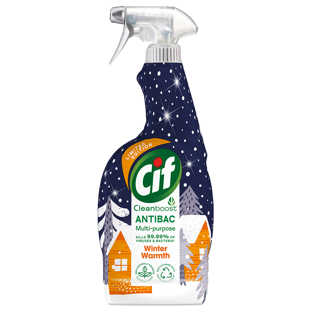Cif Limited Edition Winter Warmth Multipurpose Antibacterial Cleaning ...