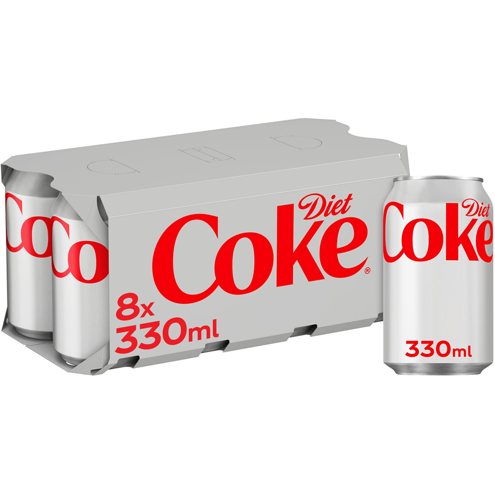 Coca Cola Diet 8 x 330ml | Wilko