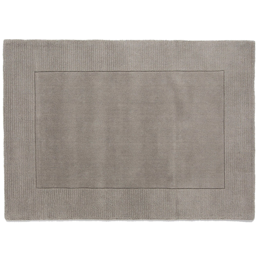 Esme Silver Wool Rug 170 x 120cm | Wilko