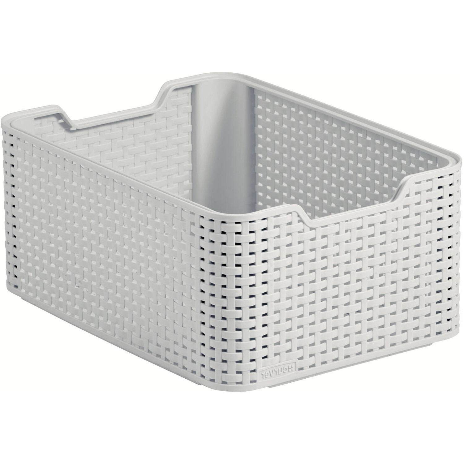 Curver Grey Storage Basket 18L | Wilko