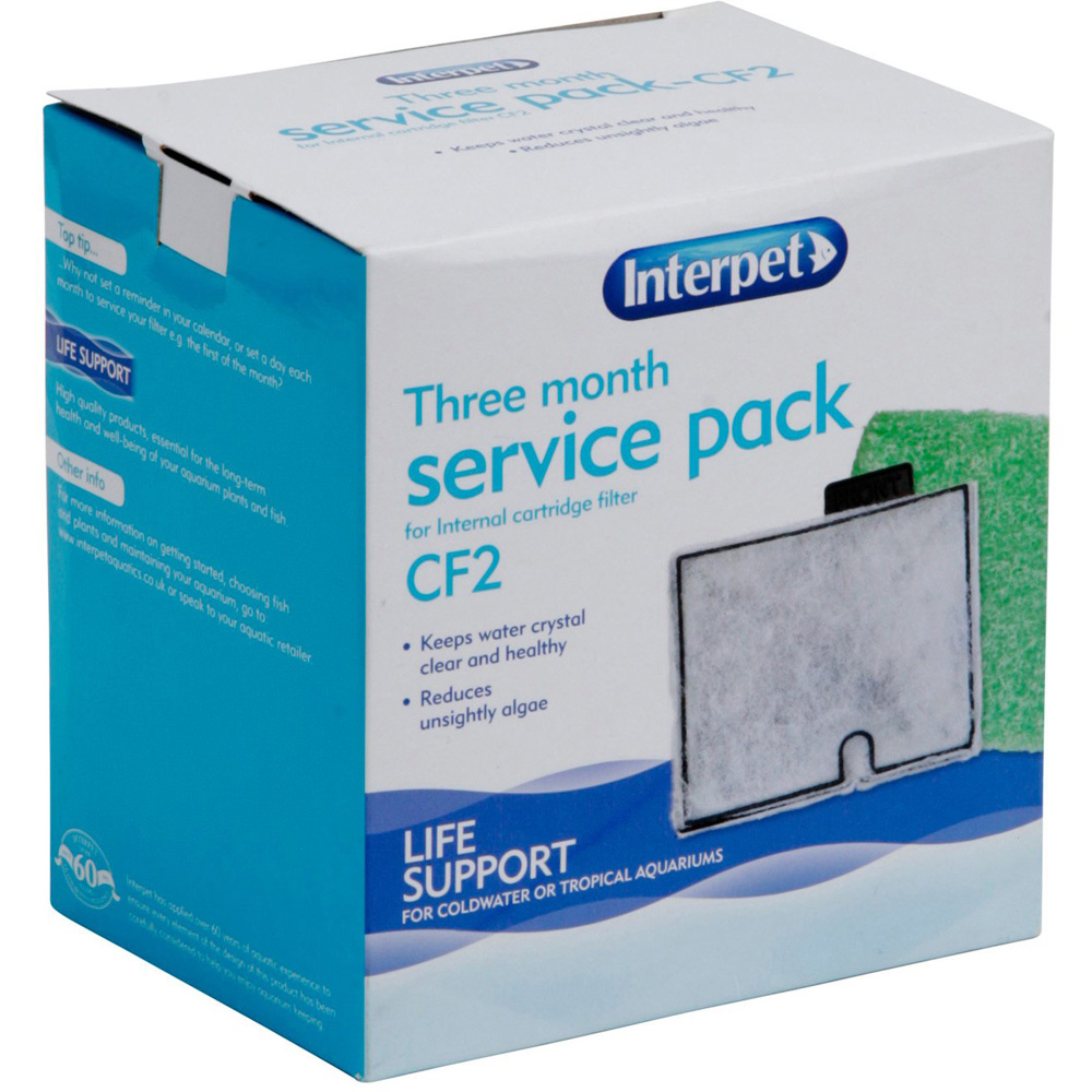 Interpet Service Kit for Fish Pod Aquarium - 64l / 3 Month | Wilko
