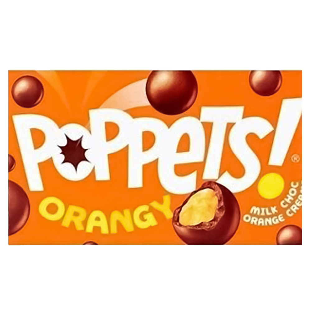 Poppets Orange Carton 40g | Wilko