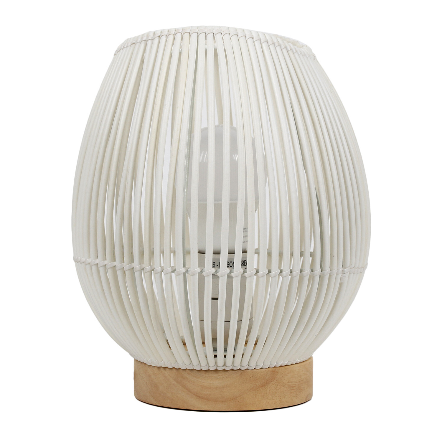Sela Table Lamp - White | Wilko