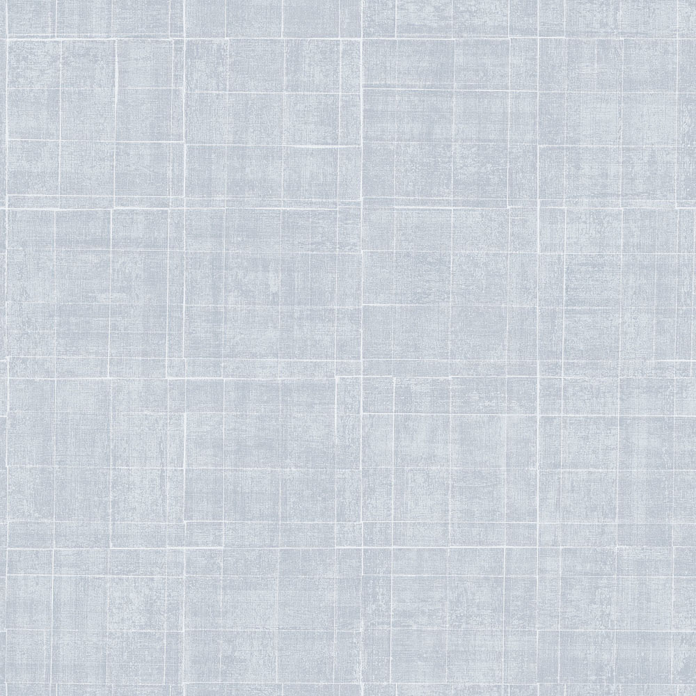 Galerie Natural FX Linen Blue Wallpaper | Wilko