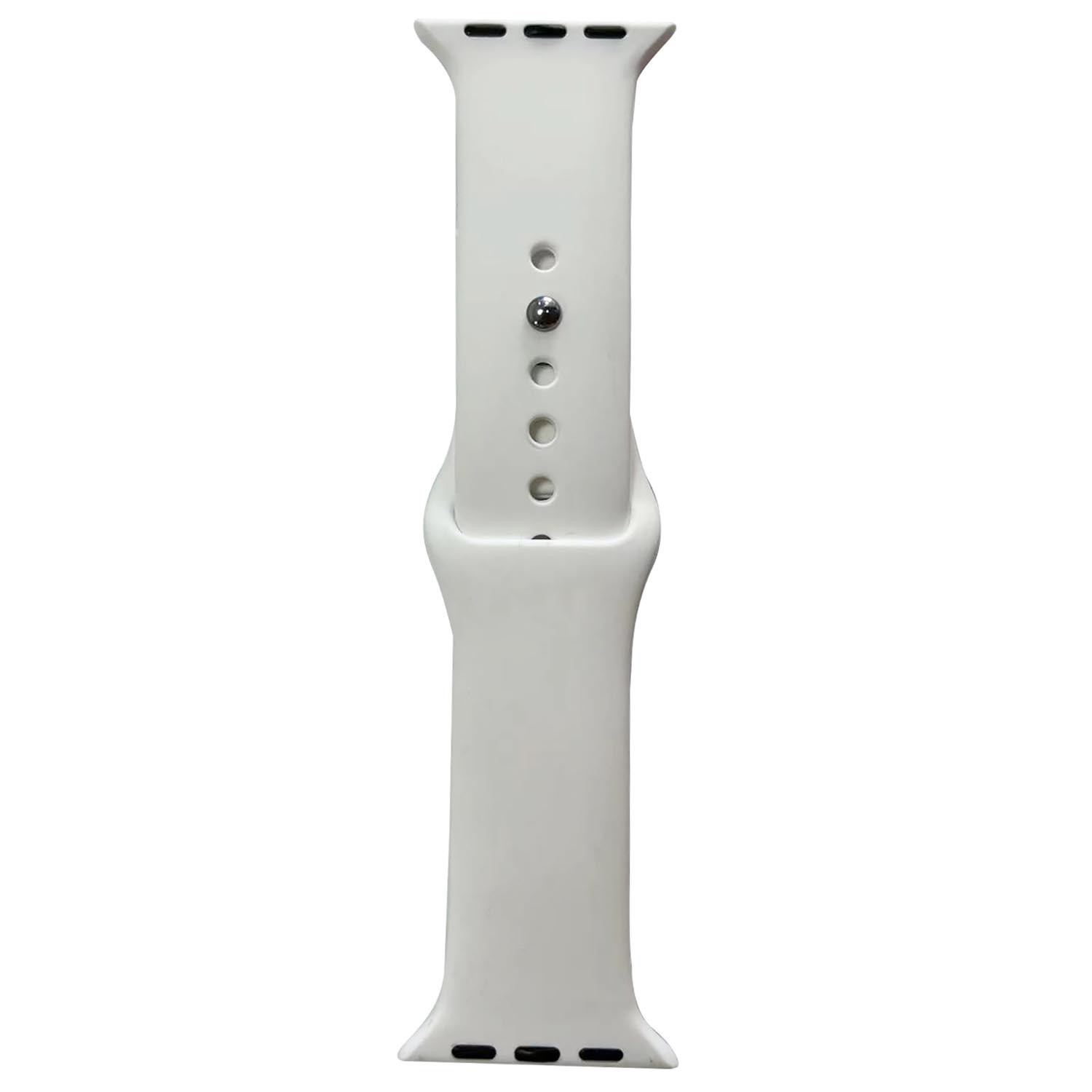 White Silicone Smartwatch Strap | Wilko