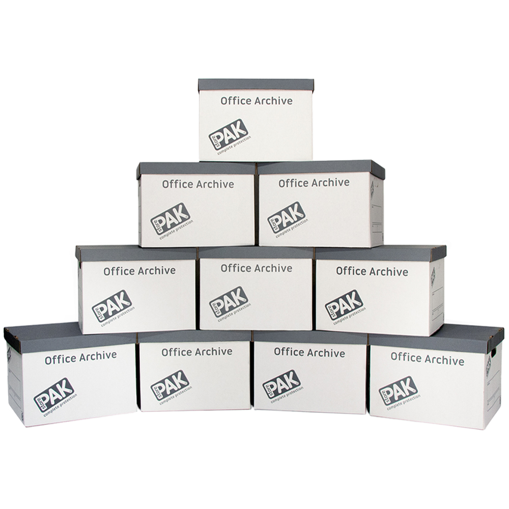 StorePAK Office Archive Storage Box 10 Pack | Wilko
