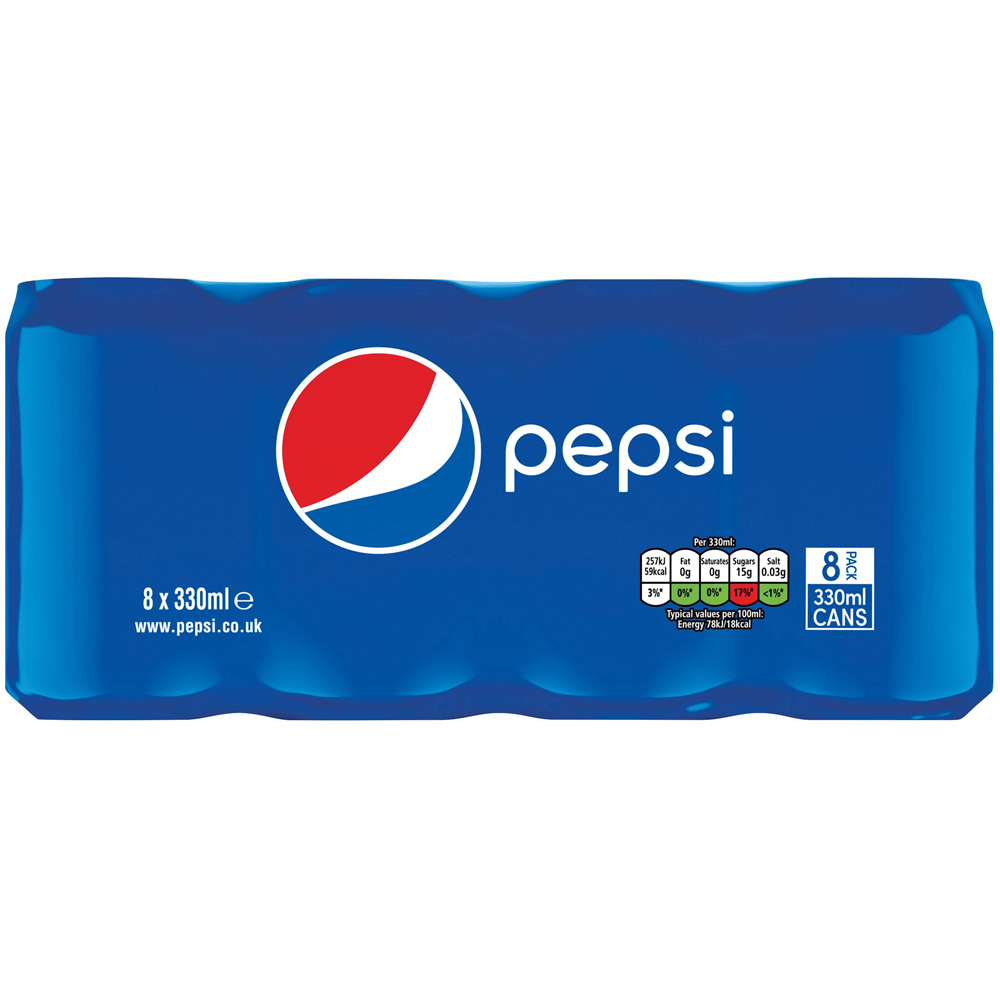 Pepsi Regular 8 x 330ml | Wilko
