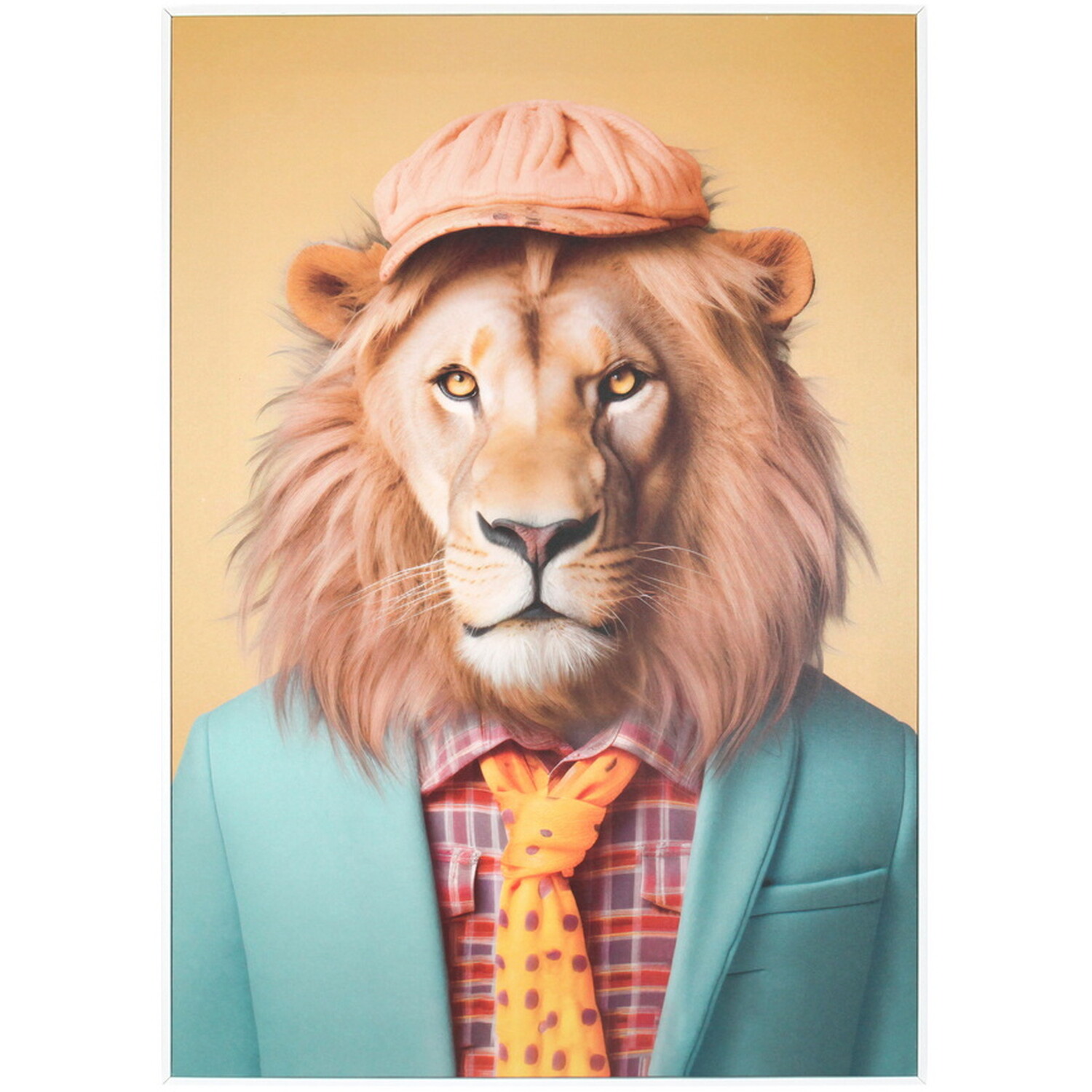 Bright Dapper Animal Framed Print - Multicolour | Wilko