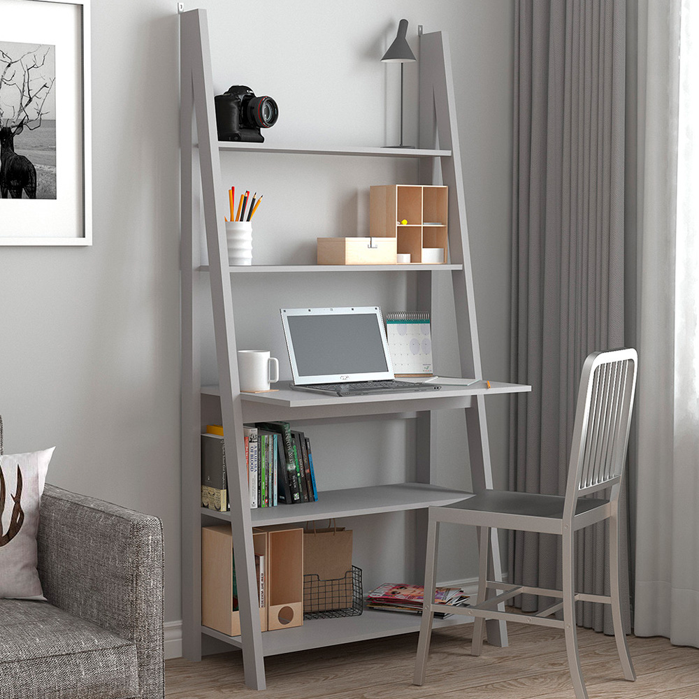 Tiva 5 Tier Grey Ladder Desk | Wilko