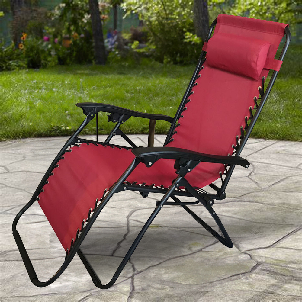 Riviera Red Multi Position Relaxer Chair | Wilko