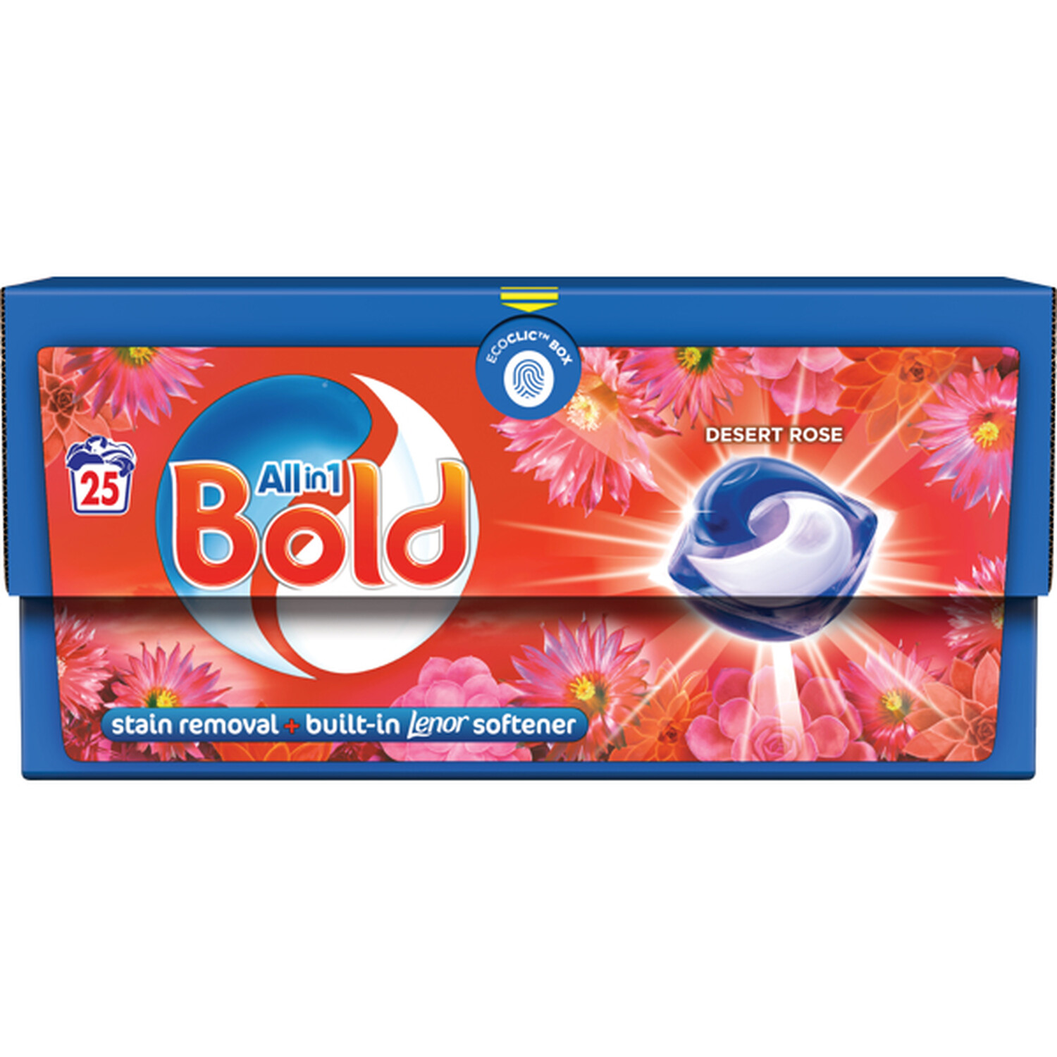 Bold All In 1 Desert Rose Laundry Pods 25 Washes | Wilko