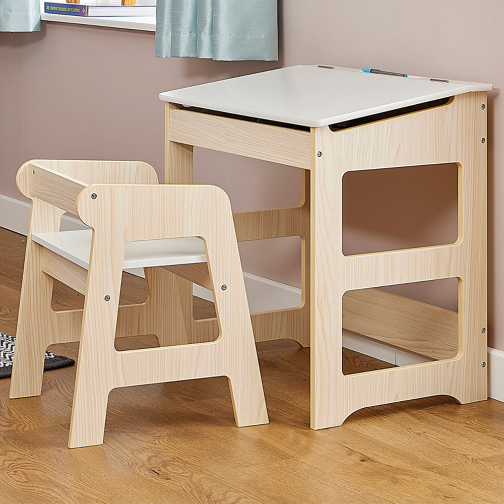 Liberty House Toys Scandi Kids Study Desk and Chair Set | Wilko