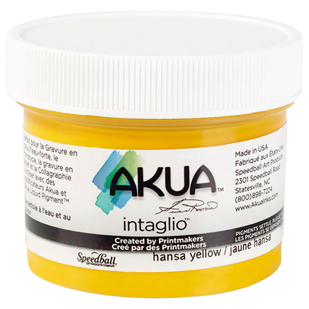 Speedball Akua Intaglio Hansa Yellow Water Based Printing Ink 59ml | Wilko