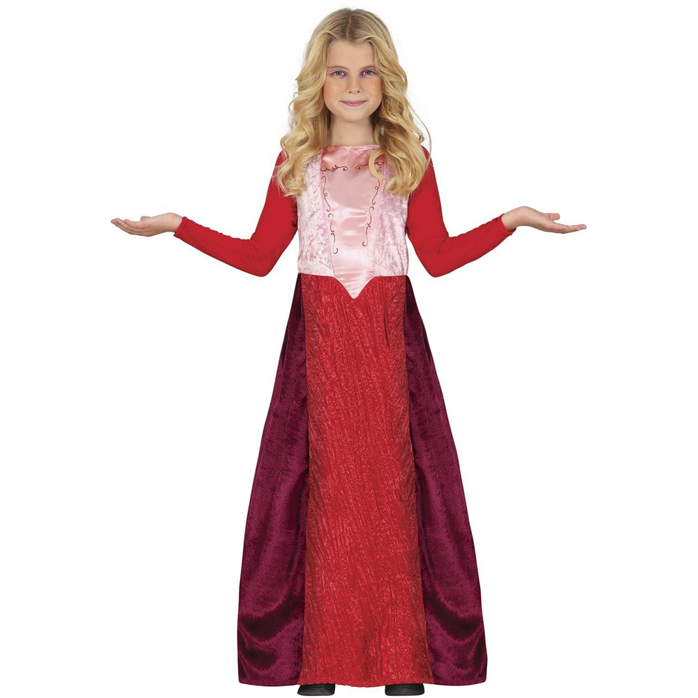 Fiestas Guirca Sister Witch Kids Red Halloween Costume 10 to 12 Years ...