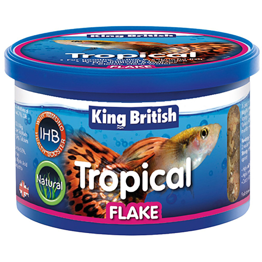 King British Tropical Flake Food | Wilko