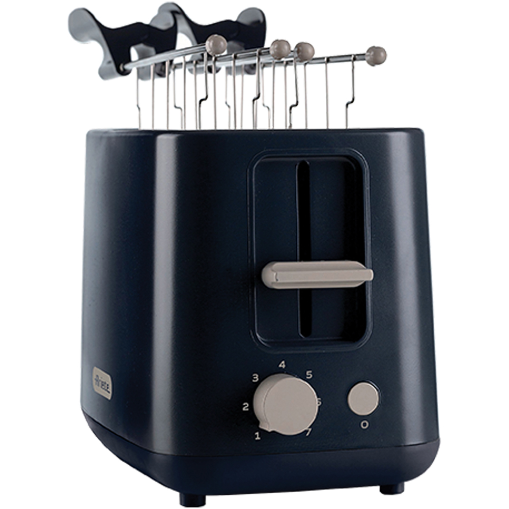 Ariete AR0157 Dark Grey 2 Slice Breakfast Line Toaster | Wilko