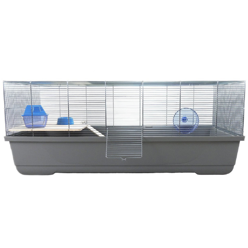 Little Friends Ritz Grey Small Animal Cage | Wilko