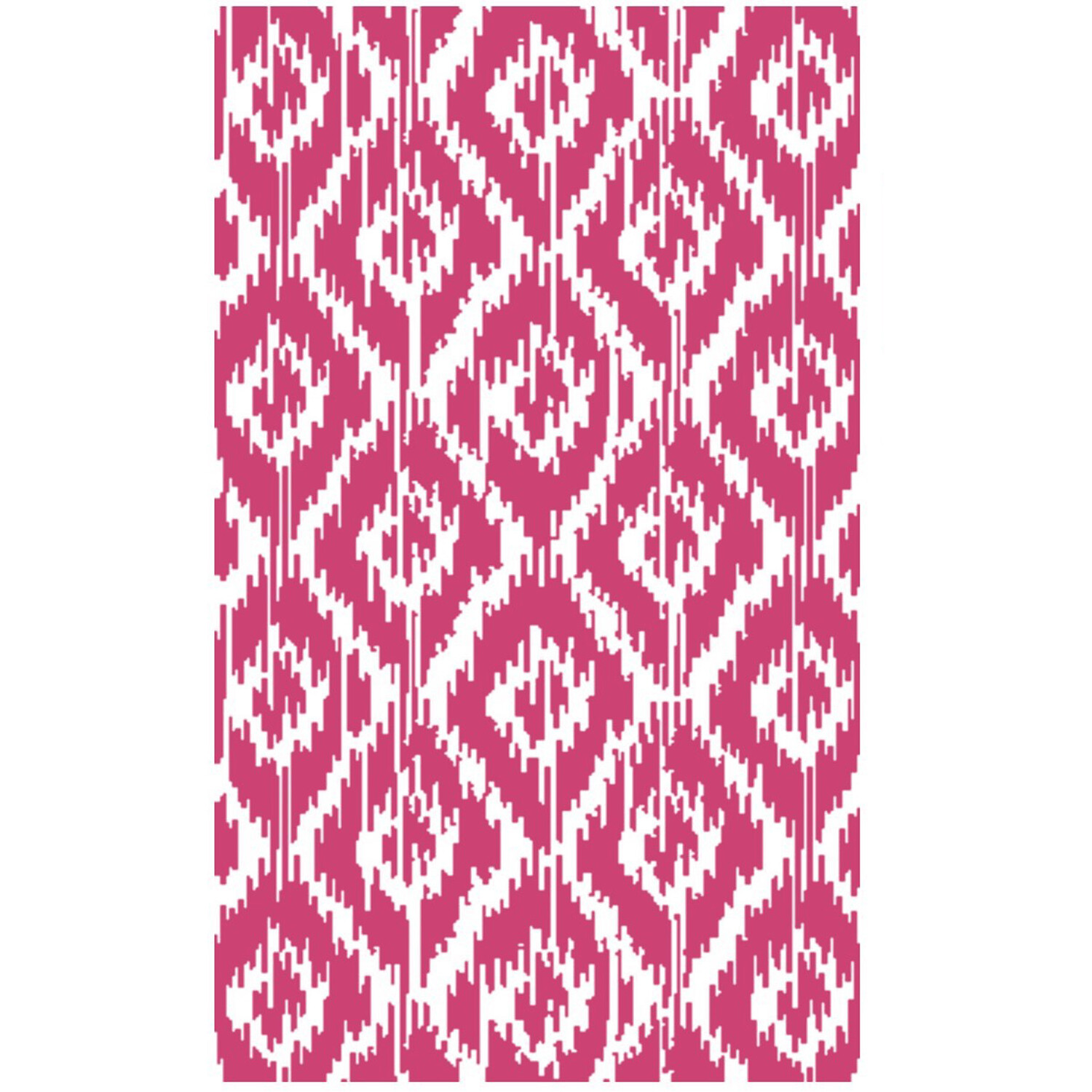 Diamond Haze Reversible Outdoor Rug - Pink | Wilko
