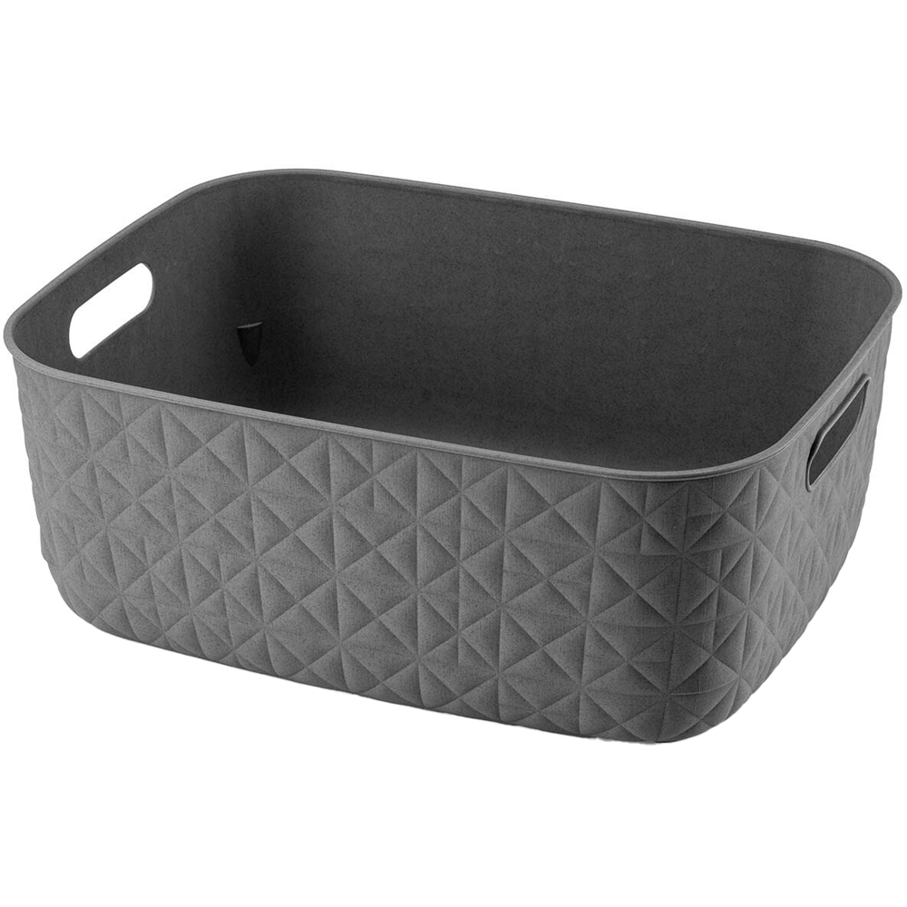 Curver Softex 12.5L Grey Storage Basket | Wilko