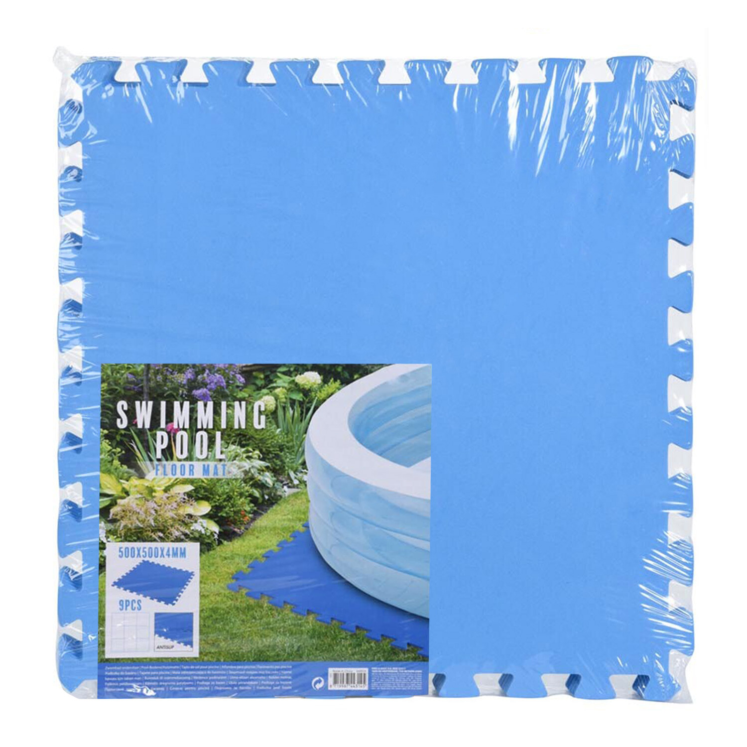 Swimming Pool Floor Mats Set of 9 | Wilko