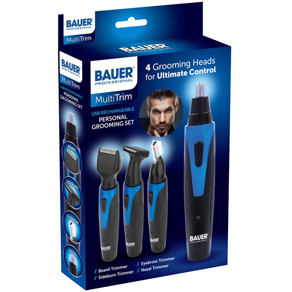 Bauer Multi-Function Rechargeable Trimmer | Wilko