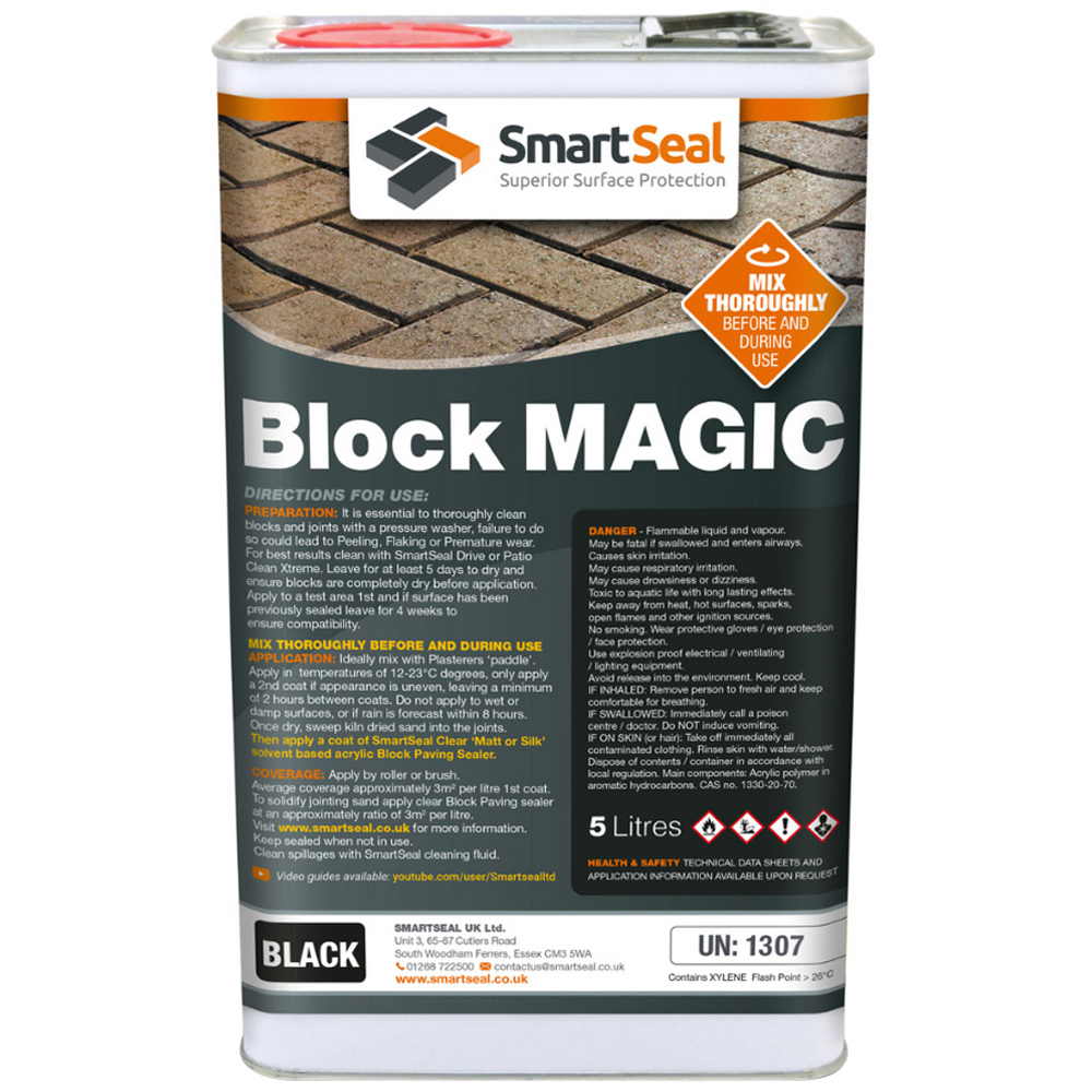 SmartSeal Black Block Magic 5L | Wilko