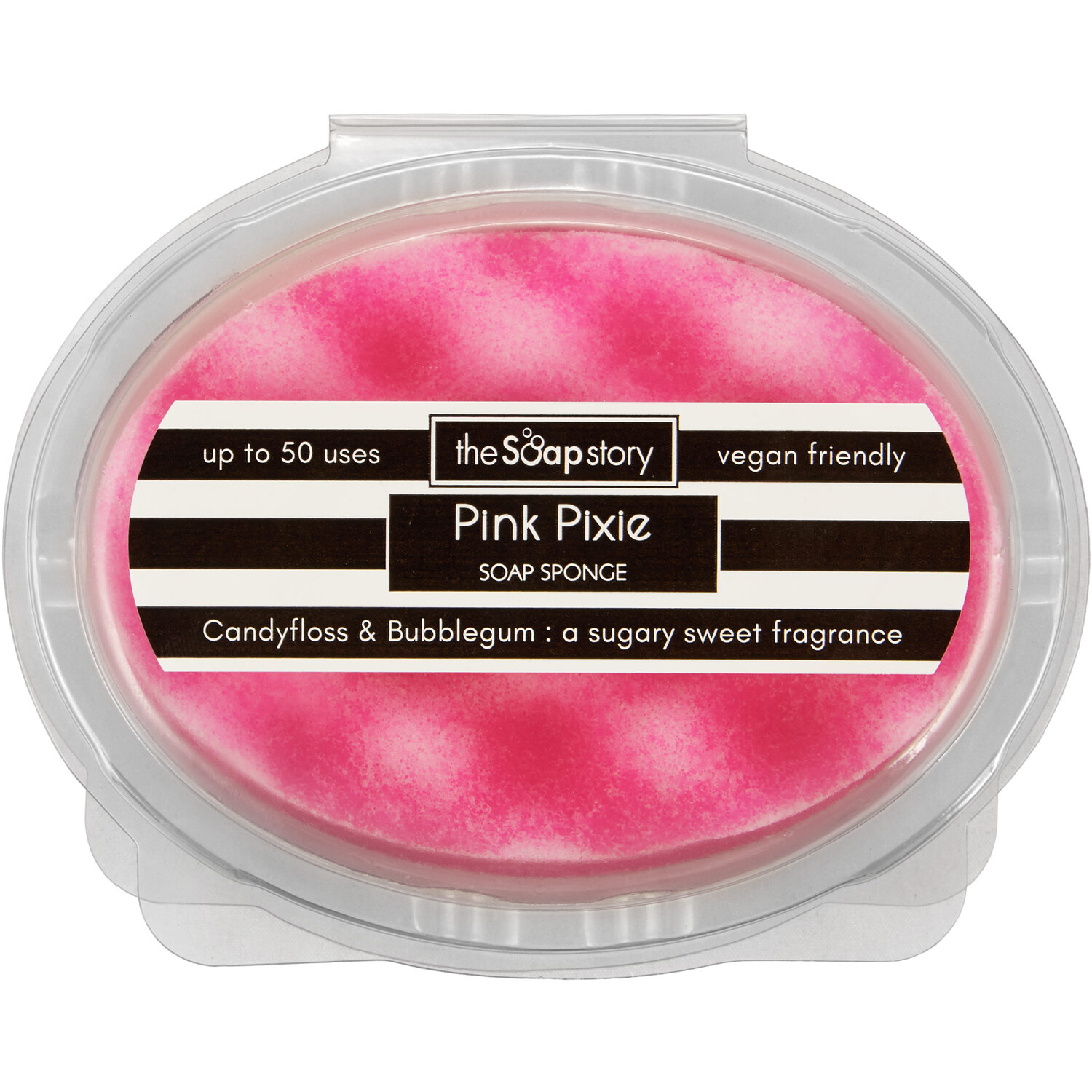 Pink Pixie Soap Sponge - Pink | Wilko