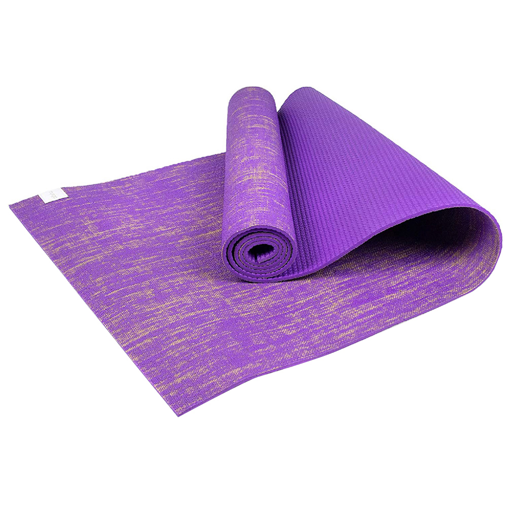 Myga Purple Jute Yoga Mat | Wilko