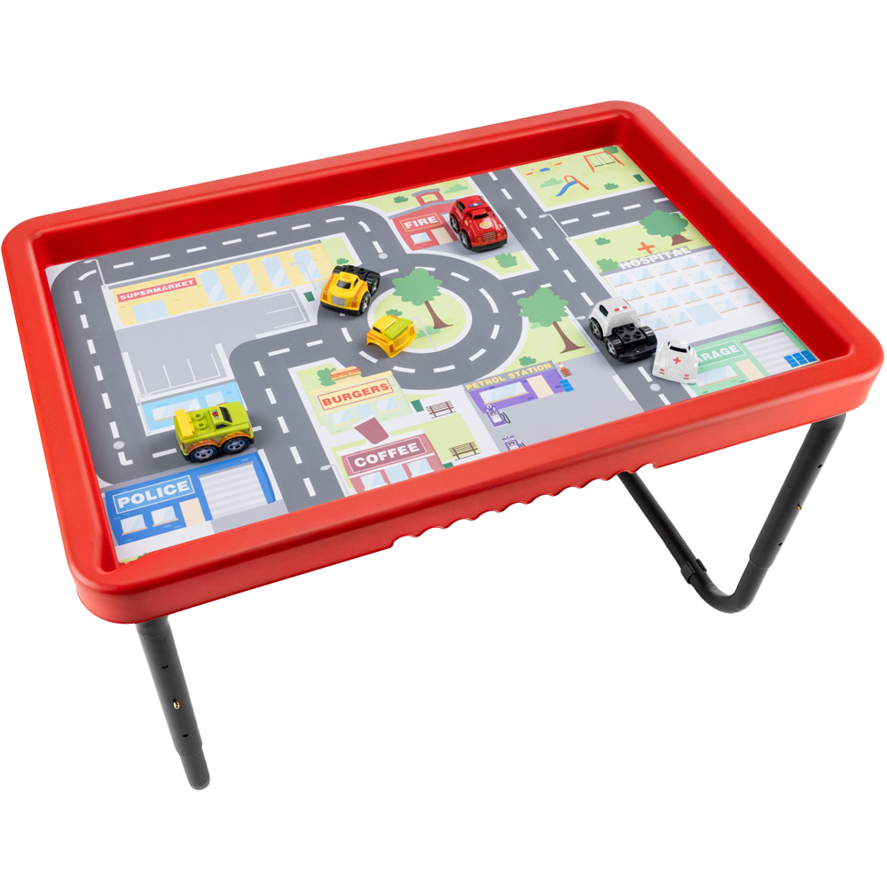 Toyrific City and Race Plastic Play Tray Table | Wilko